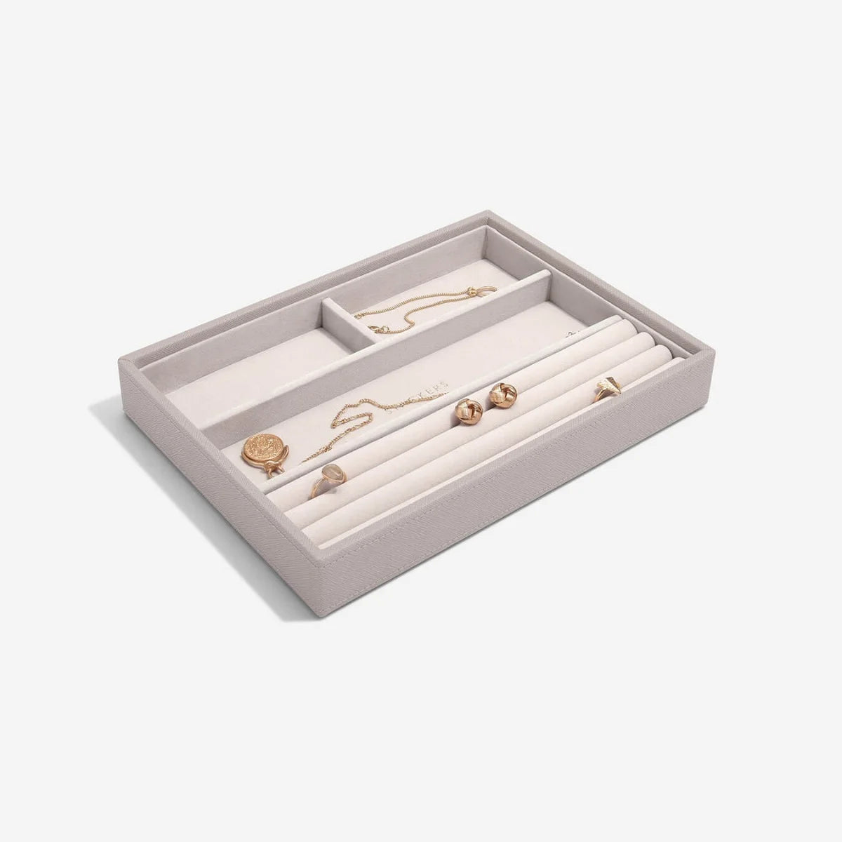 Stackers Classic Ring and Bracelet Layer in Taupe – Richard James Jeweller